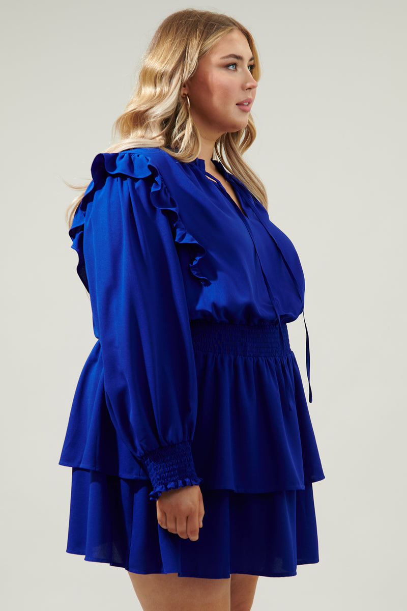 Baron Layered Mini Dress Curve – Sugarlips