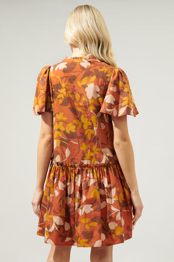 Samara Floral Rock A By Trapeze Mini Dress – Sugarlips