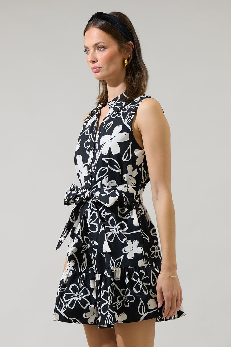 Kianza Floral Simani Shift Mini Dress – Sugarlips