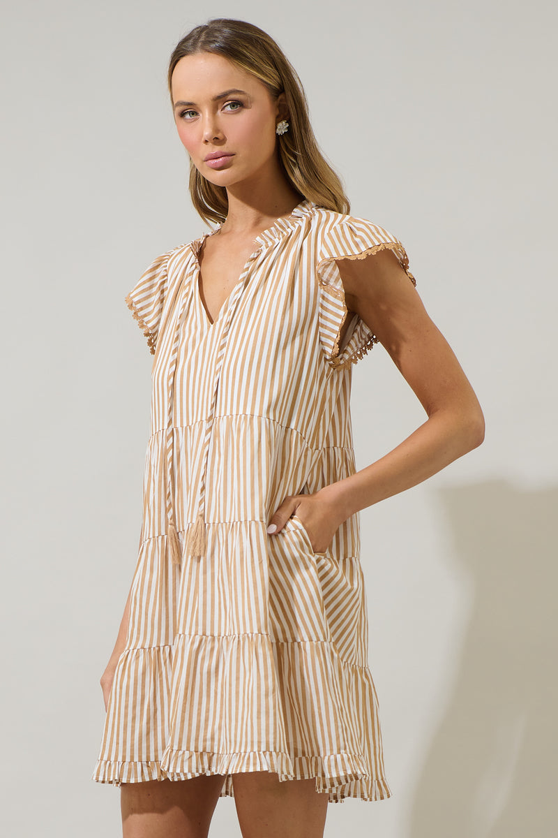 Dream State Striped Yodi Shift Mini Dress – Sugarlips