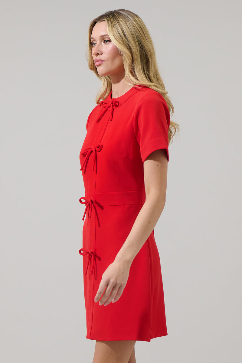 Jaydie Bow Mini Dress – Sugarlips