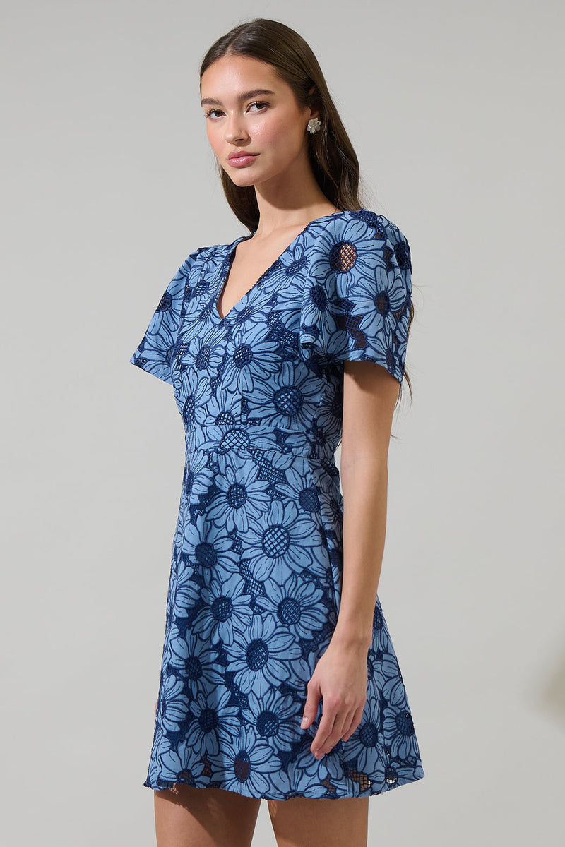 Mavisy Floral Tayla Mini Dress – Sugarlips