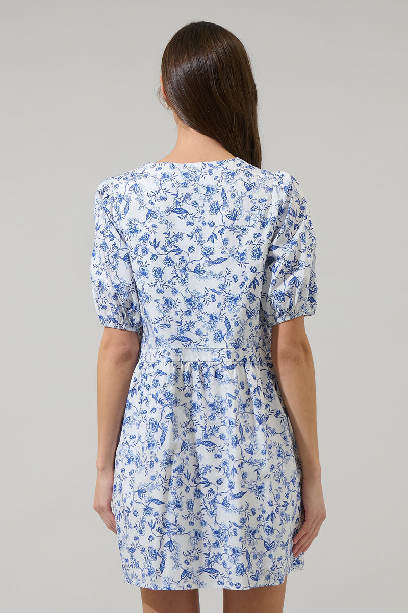 Kearny Floral Jerome Shift Mini Dress – Sugarlips