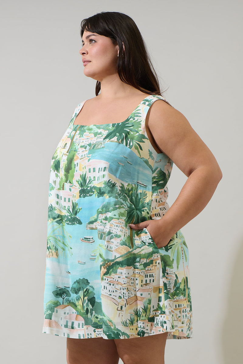 Piti Town Zenica Shift Mini Dress Curve – Sugarlips