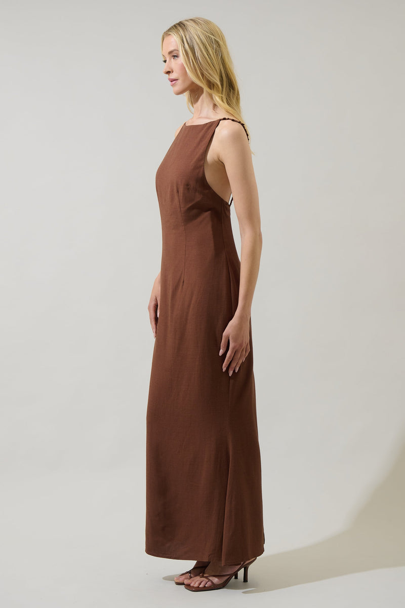 Mizie Open Back Maxi Dress – Sugarlips