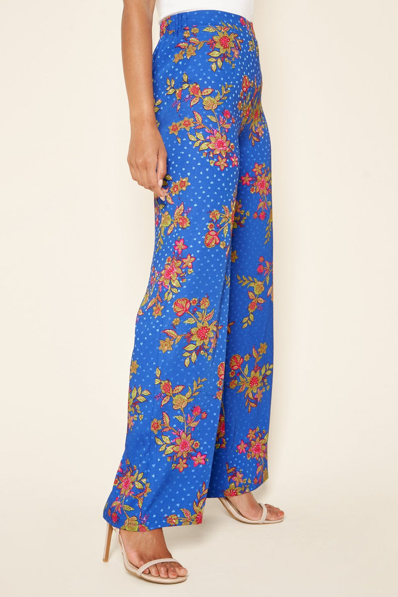 Harlow Floral Satin Pants – Sugarlips