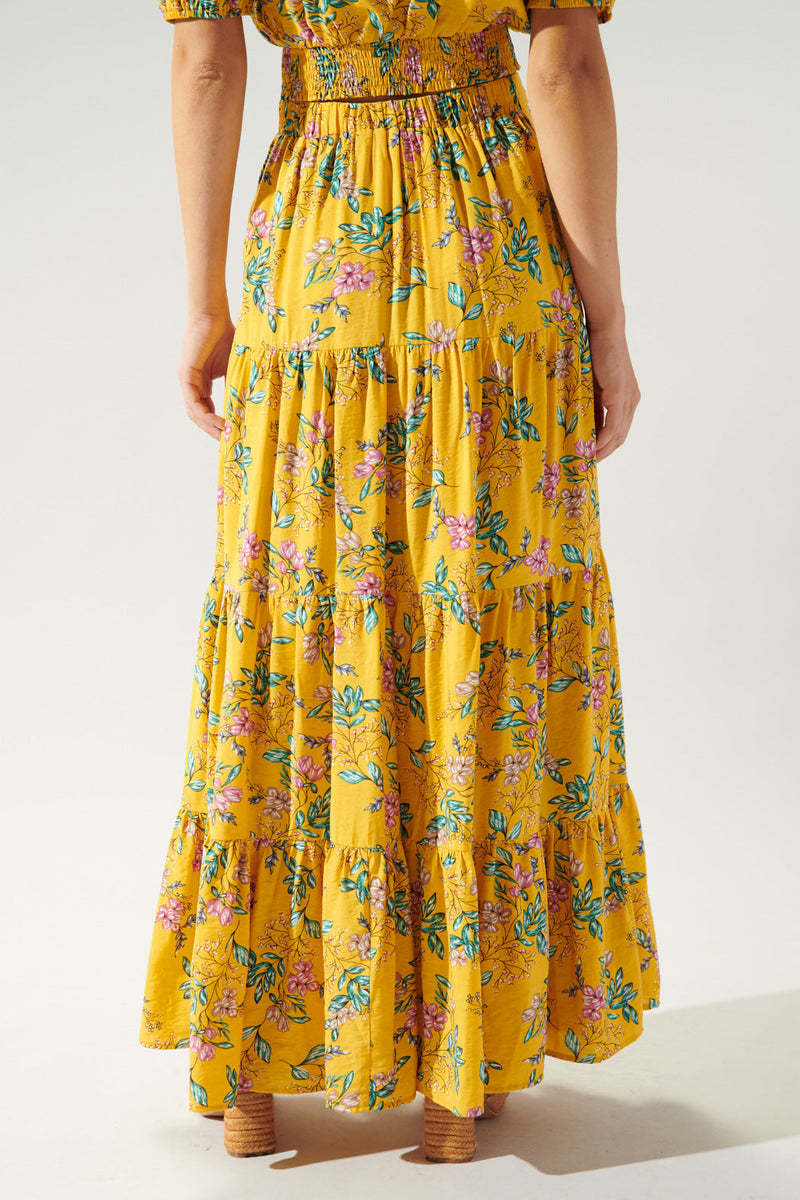Betsey Floral Bellingham Tiered Maxi Skirt – Sugarlips